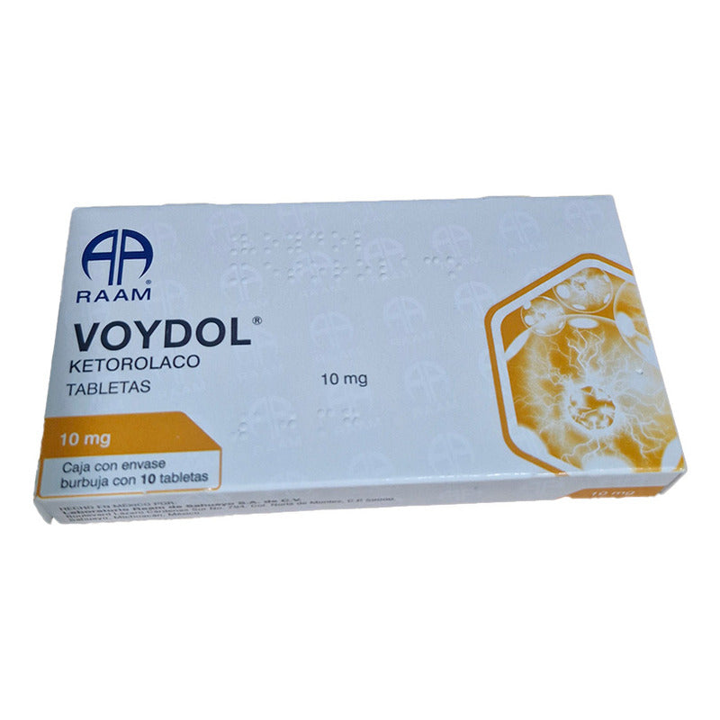 Voydol Ketorolaco 10 Mg 10 Tabletas – Mercadofarma