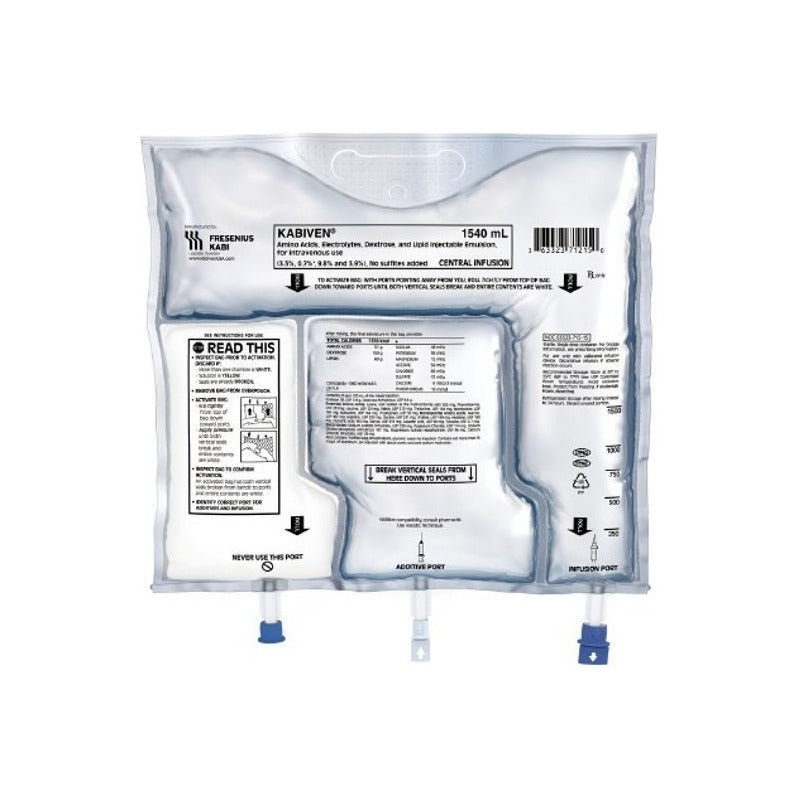 Kabiven Central Fresenius Kabi 1400 Kcal 1540 Ml C/4 Pz Kabiven Centra ...